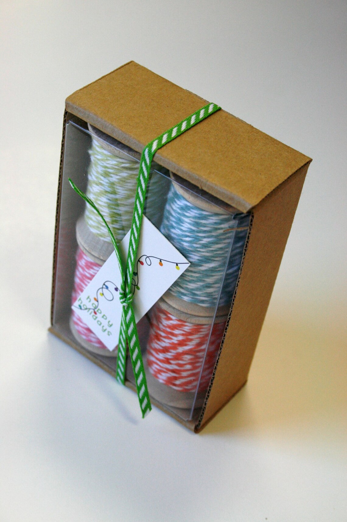 Twine Gift Set - Stocking Stuffer - 80 Yards Designer Twine in Gift Box ...