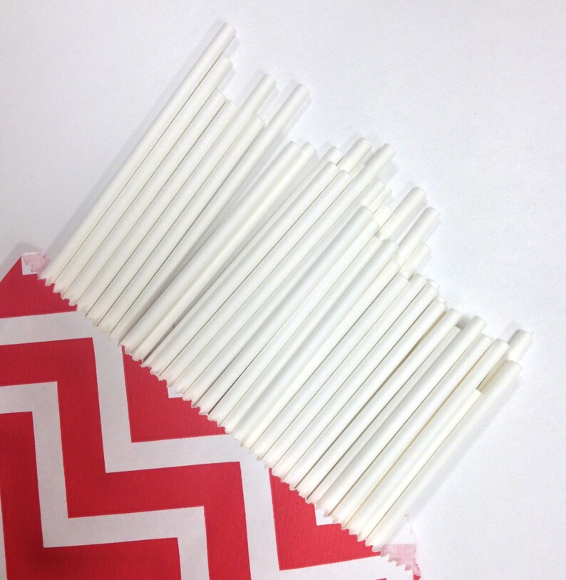 NEW LOWER PRICE Plain or Printed - Lollipop Sticks - Paper Confection ...