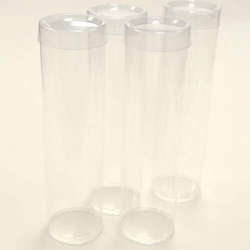 Pack of 25 Round Clear Plastic Storage Tubes 6 - Etsy