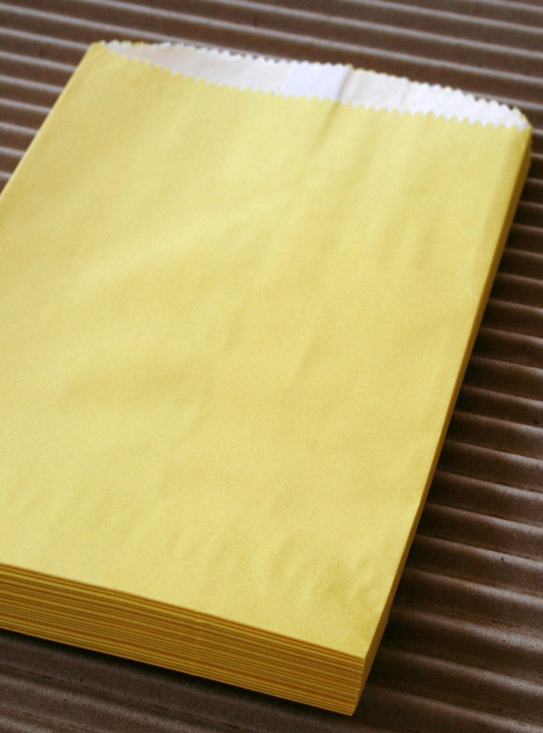 Sunbrite Yellow Glassine Lined Paper Gourmet Bakery Bags Two - Etsy