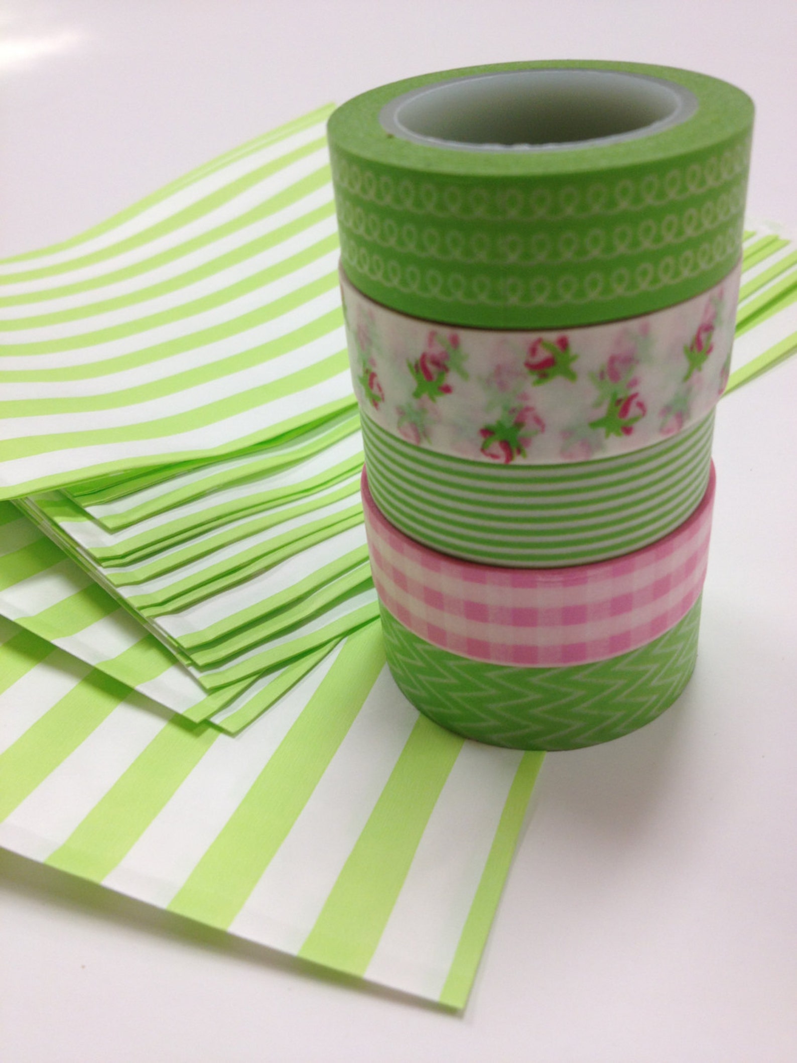 Set of 50 Traditional Sweet Shop Candy Stripe Paper Bags 5 - Etsy