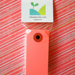 Mini Shipping Paper Tags - Sixteen Colors Available - 1.375 X 2.75 ...