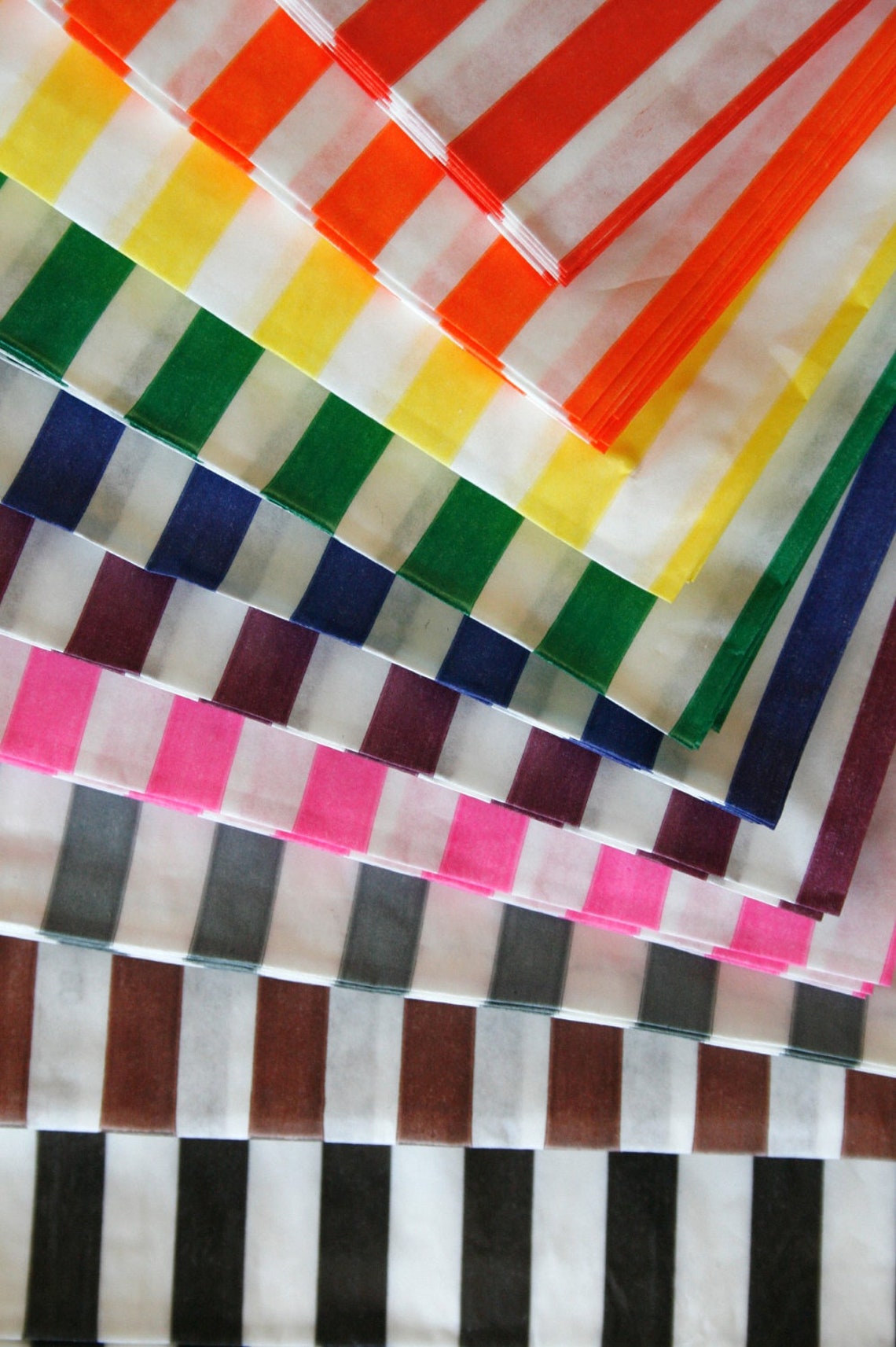 Set of 50 Traditional Sweet Shop Candy Stripe Paper Bag - Etsy
