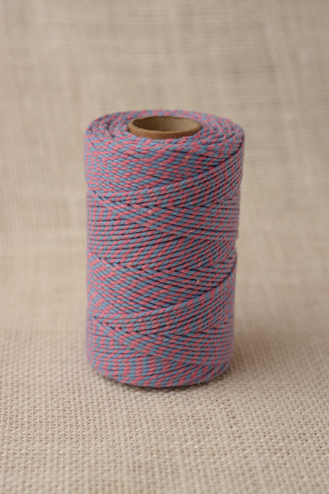 Full Spool Heavy Twine - 100 Yards - Sky and Rose - 10 Ply Heavy Cotton ...
