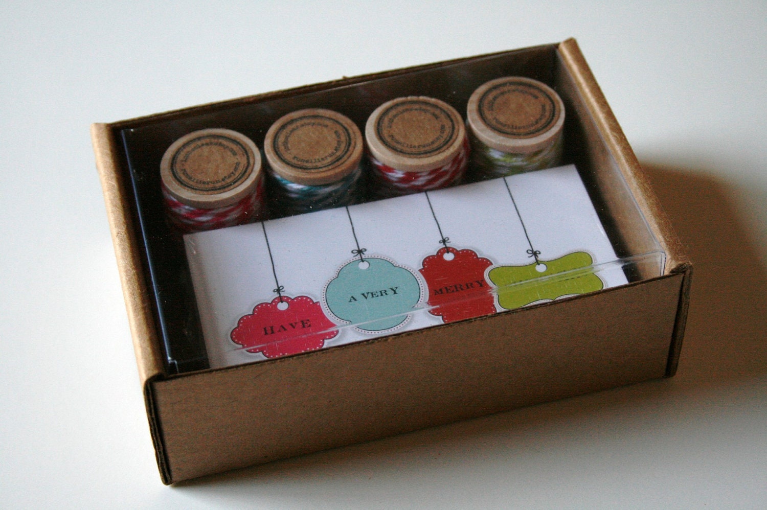 Gift Tag Set of 50 in Box Twine Included Rectangle Shaped | Etsy