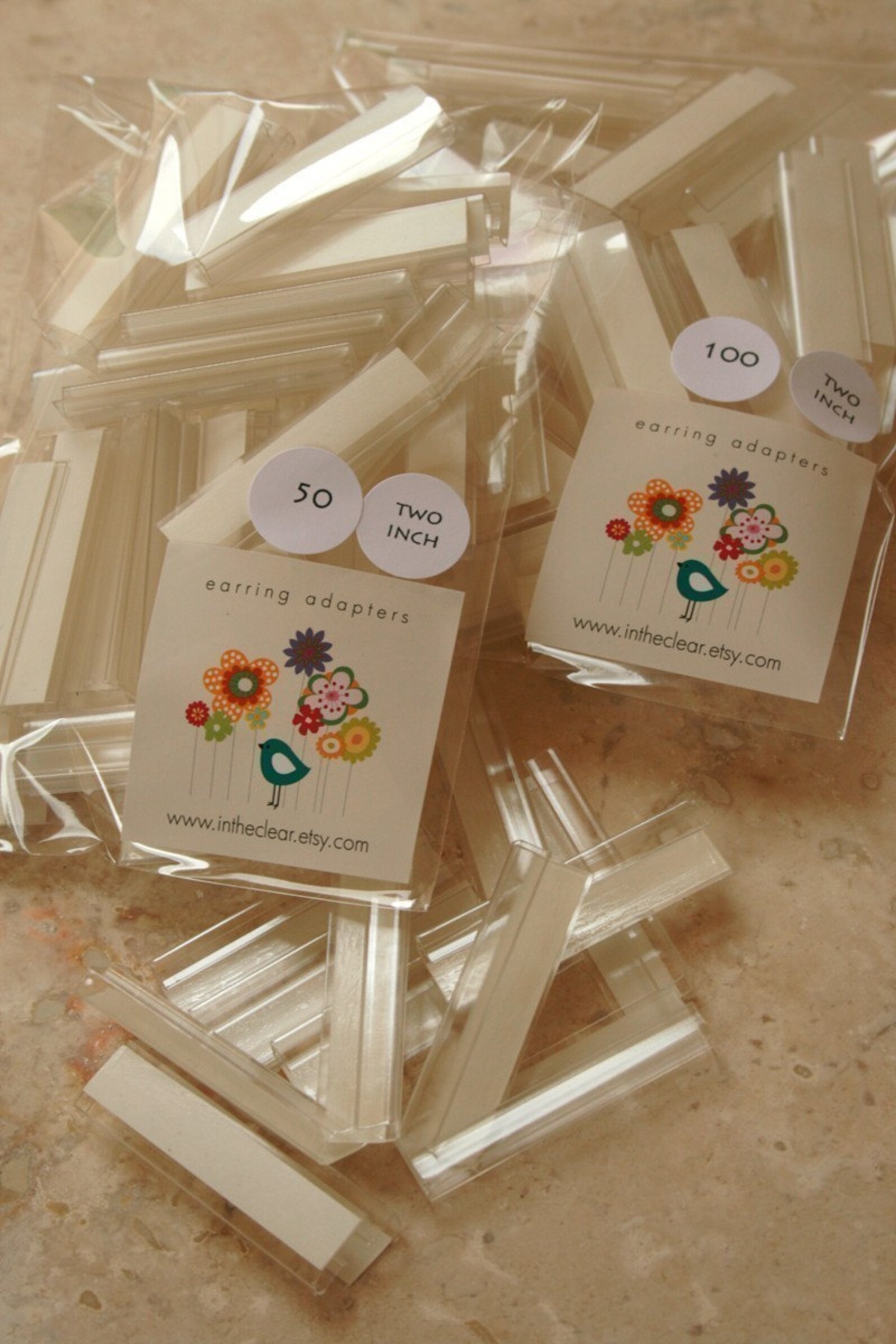 Adhesive Lip Adapter or Hanger for Earring Card Display - Choose Your ...