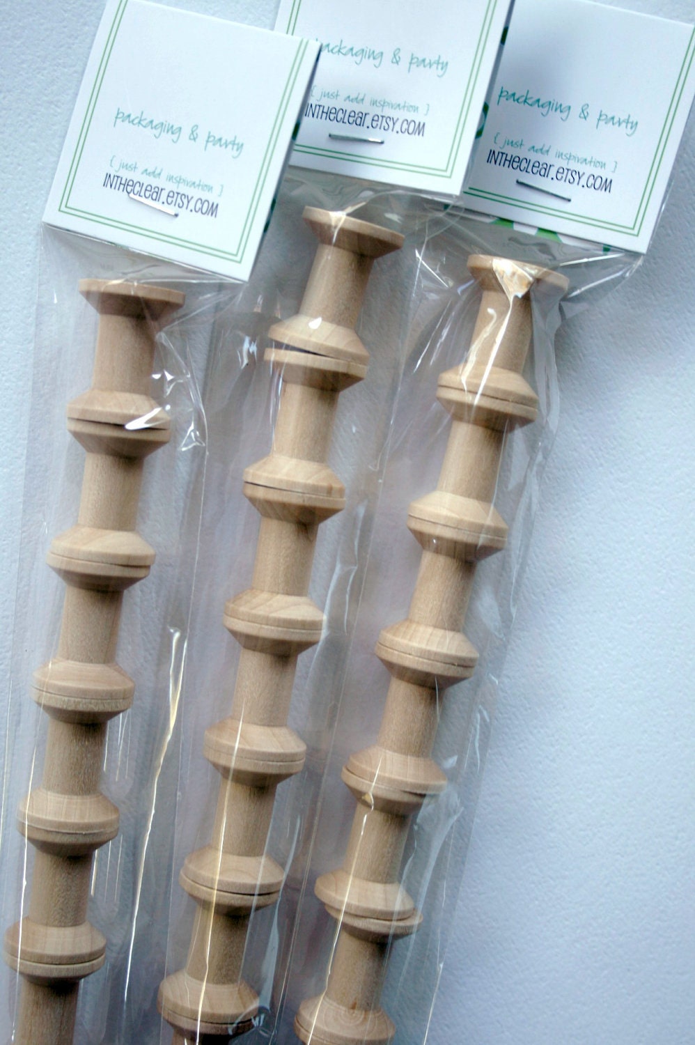 Small Wooden Spools Set of 12 Natural Wood Thread Spools - Etsy