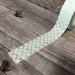 Washi Tape - 15mm - Baby Blue and Green Geometric Pattern on White ...