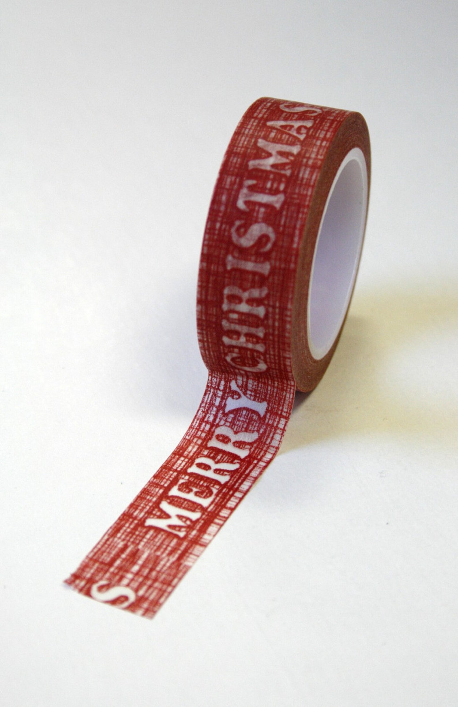 Washi Tape - 15mm - MERRY CHRISTMAS on Red - Deco Paper Tape No. 90 - Etsy