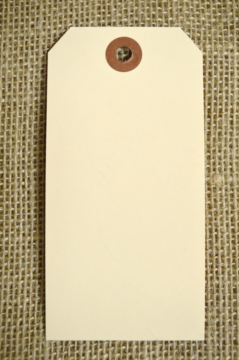 Large Shipping Paper Tags BLANK Manila Hang Tags | Etsy