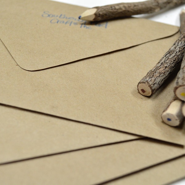 Brown Paper Envelope - Etsy