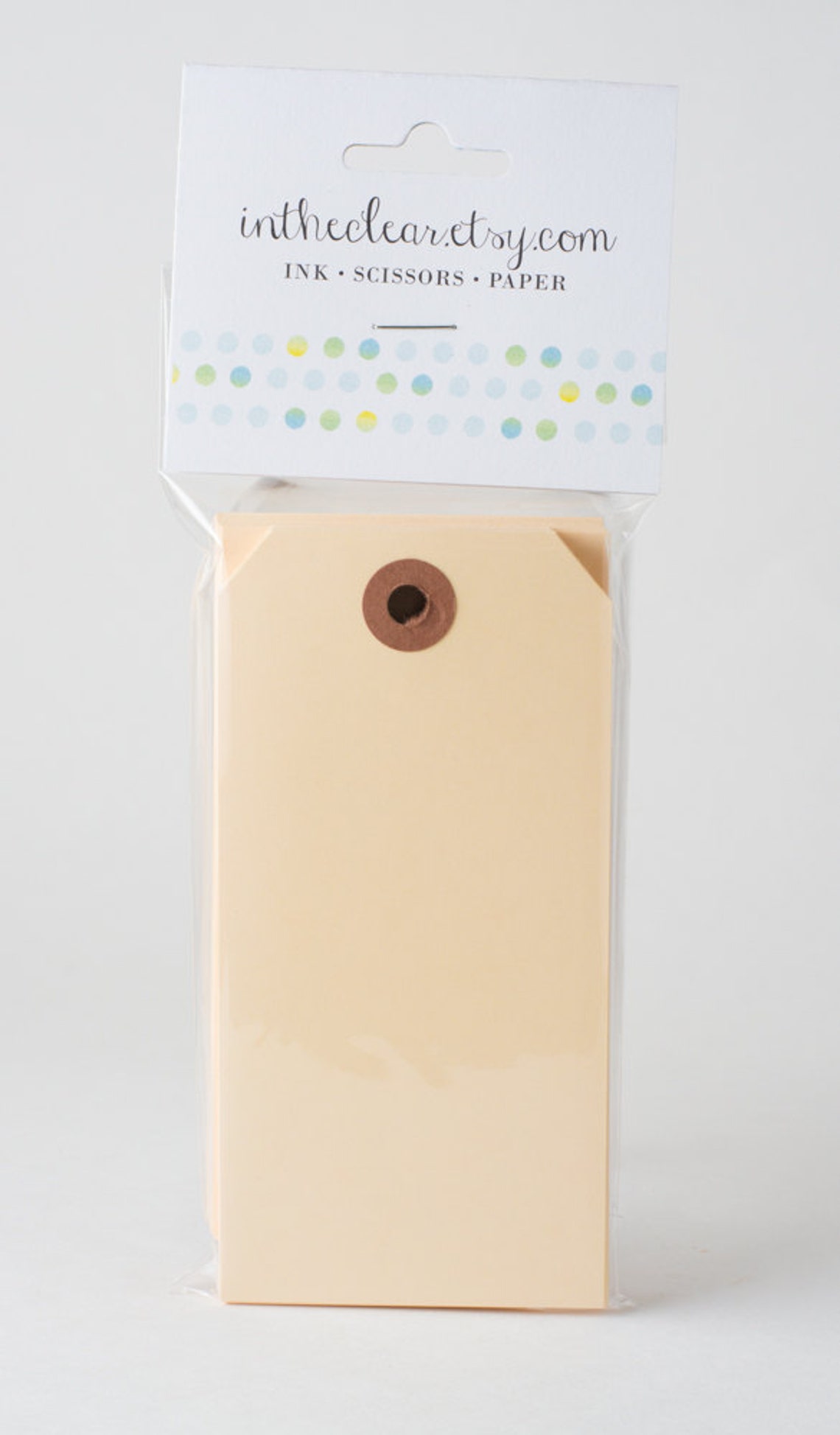 Large Shipping Paper Tags BLANK Manila Hang Tags | Etsy