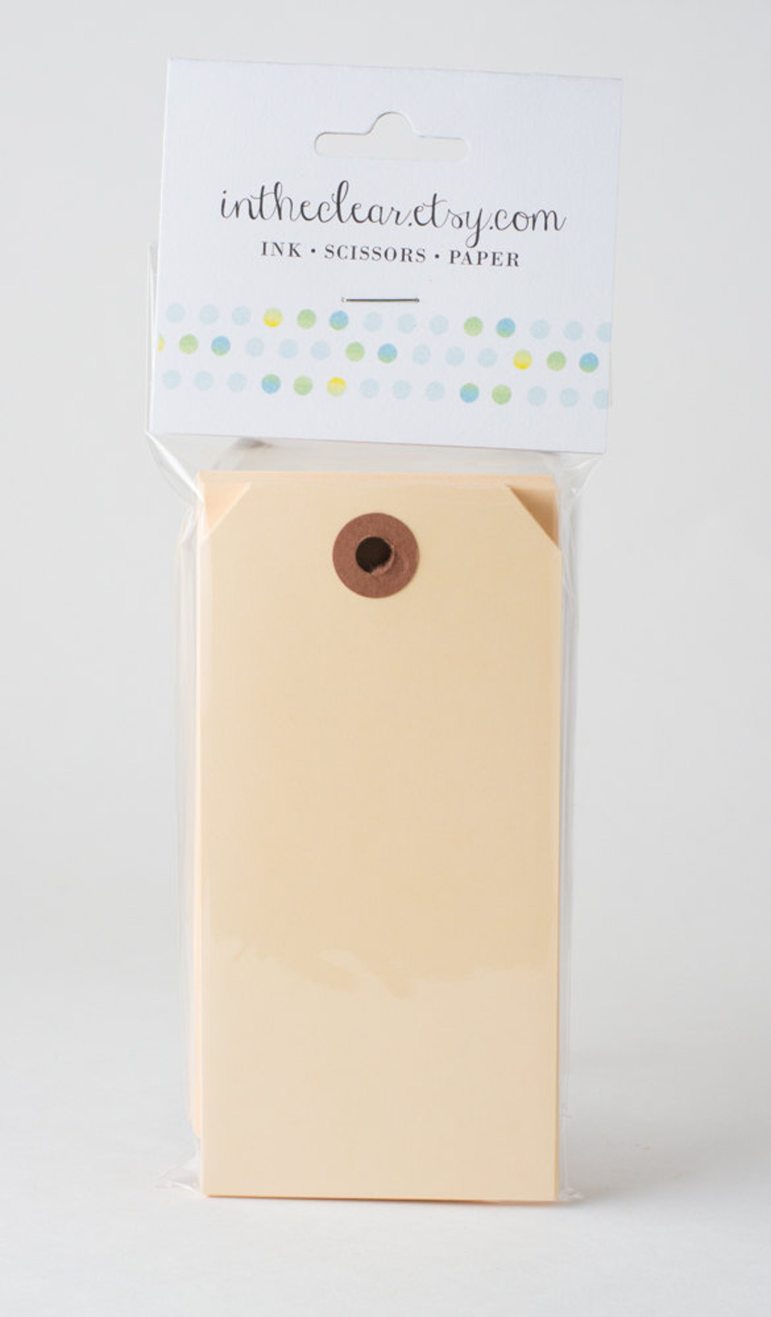 Large Shipping Paper Tags BLANK Manila Hang Tags | Etsy