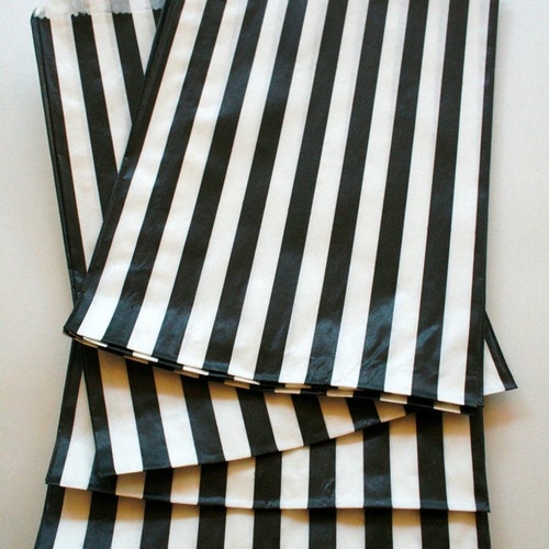 Set of 50 Traditional Sweet Shop Candy Stripe Paper Bags 5 - Etsy