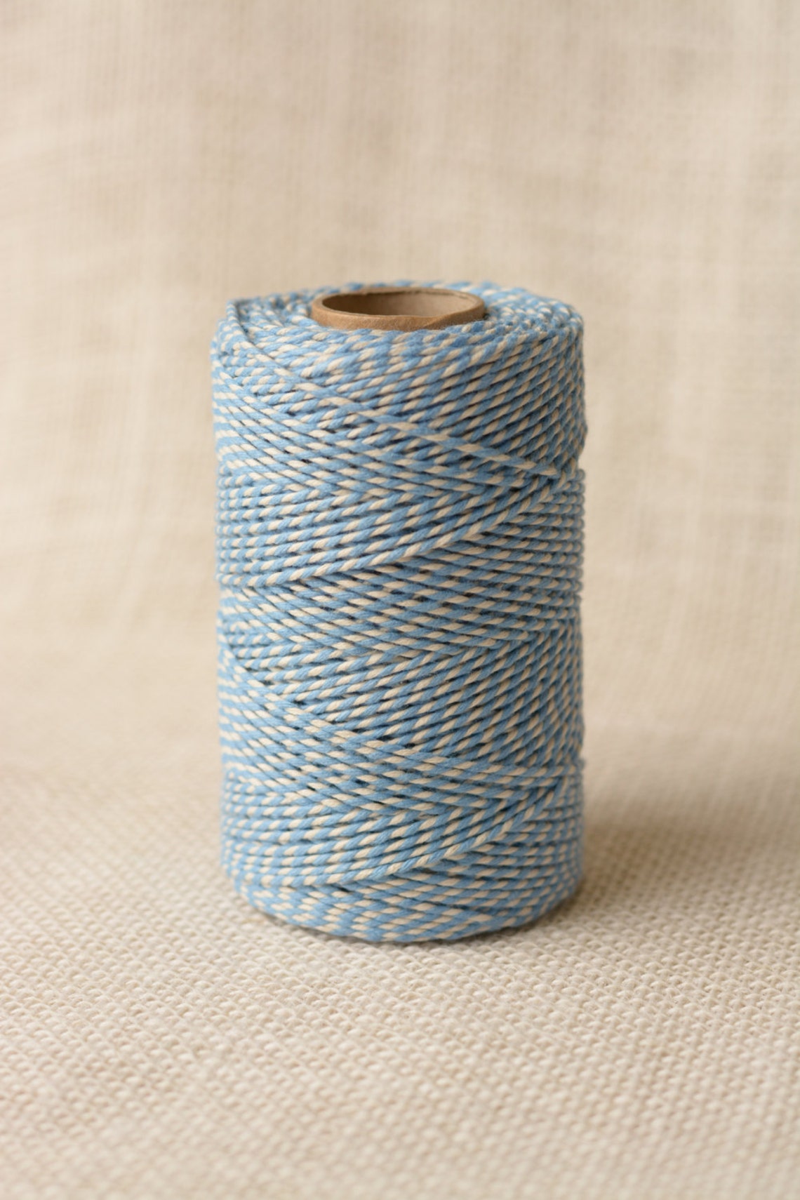 Full Spool Heavy Twine - 100 Yards - Sky Blue - 10 Ply Heavy Cotton ...