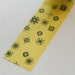 Washi Tape - 15mm - Mini Navy Medallion on Yellow - Deco Paper Tape No ...