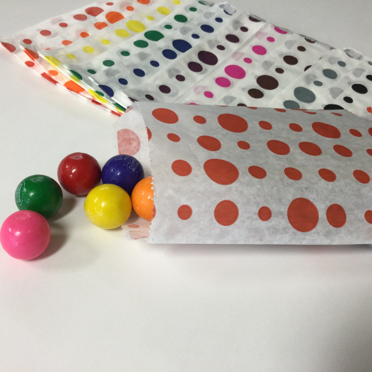 50% OFF Set of 25 Traditional Polka Dot Sweet Shop Paper - Etsy
