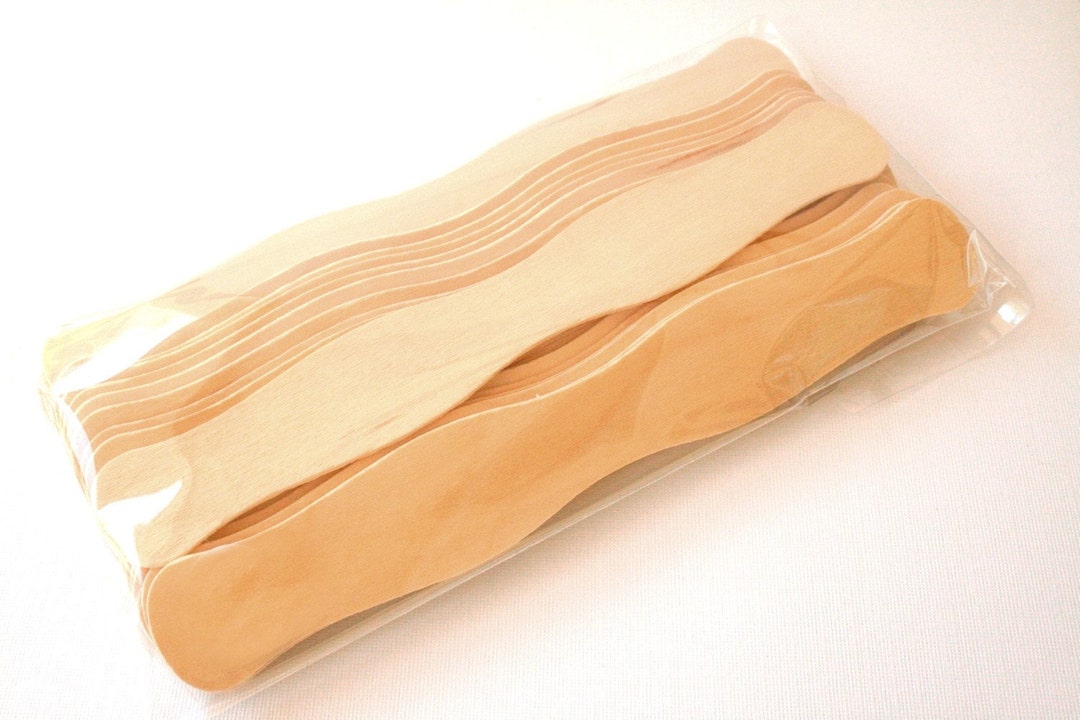 FREE U.S. Shipping - Wavy Wooden Fan Handles or Fan Sticks - Natural ...