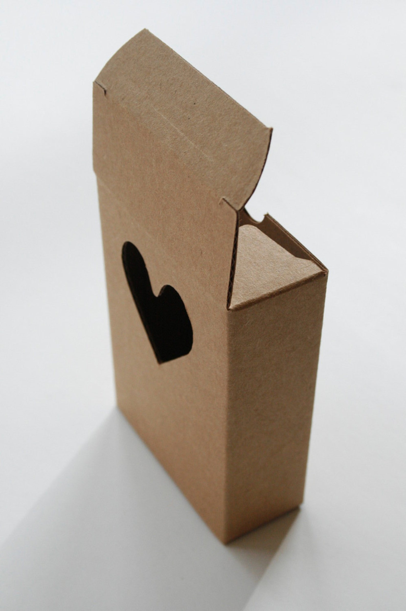 Heavy Kraft Cardboard Boxes Set of 6 Heart Cut Out Perfect - Etsy