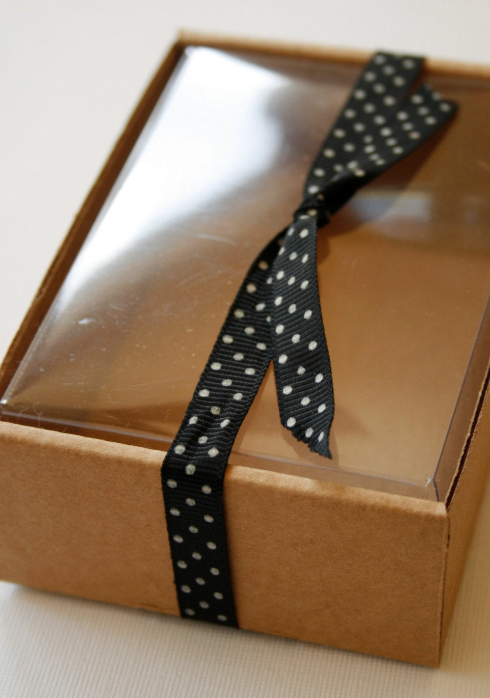 Heavy Kraft Cardboard Boxes SAMPLE - Clear Top - 8" X 6 3/8" X 2 ...