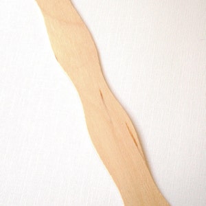 FREE U.S. Shipping - Wavy Wooden Fan Handles or Fan Sticks - Natural ...