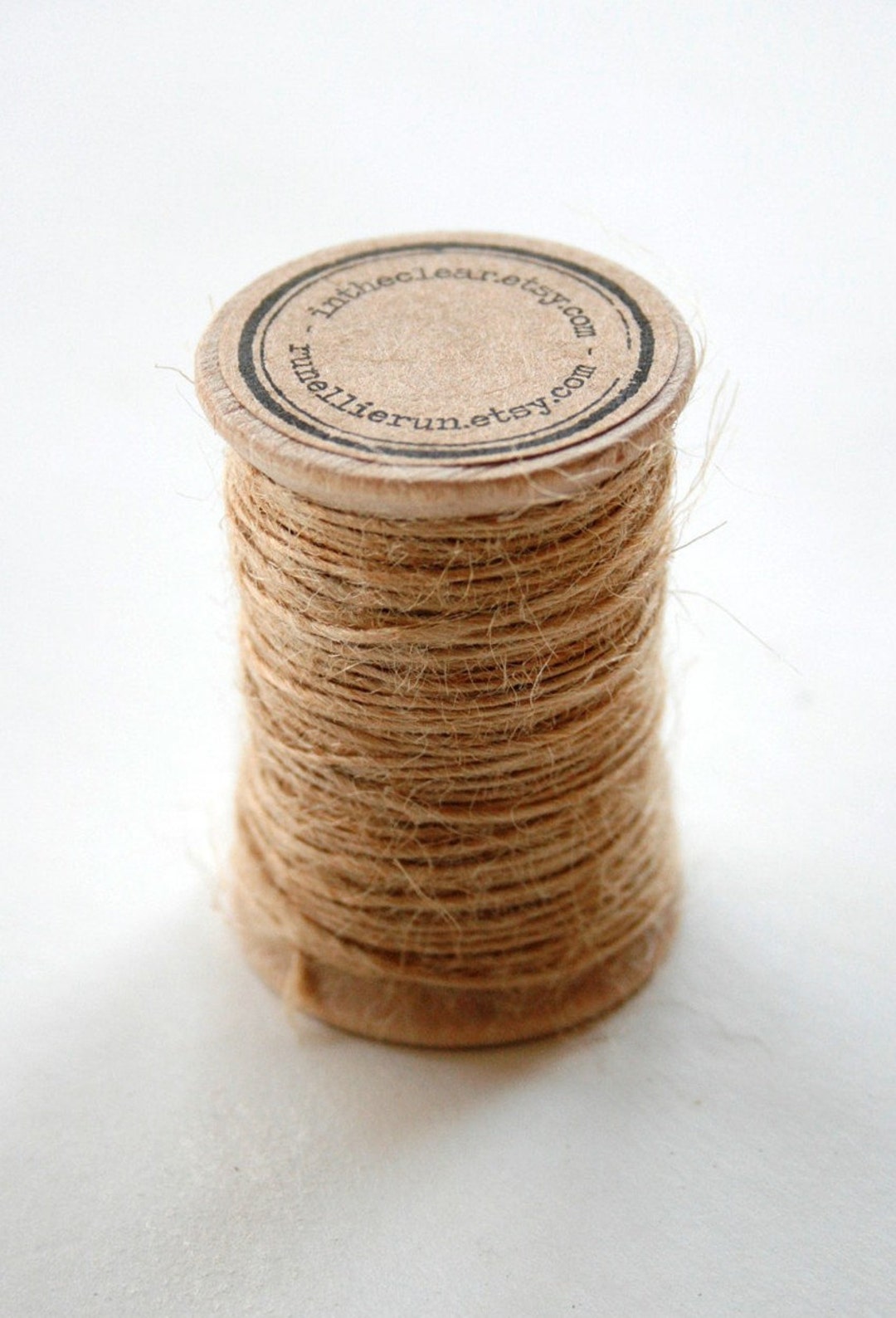Burlap Twine - 30 Yards on Wooden Spool - Natural Kraft Color Jute - Etsy