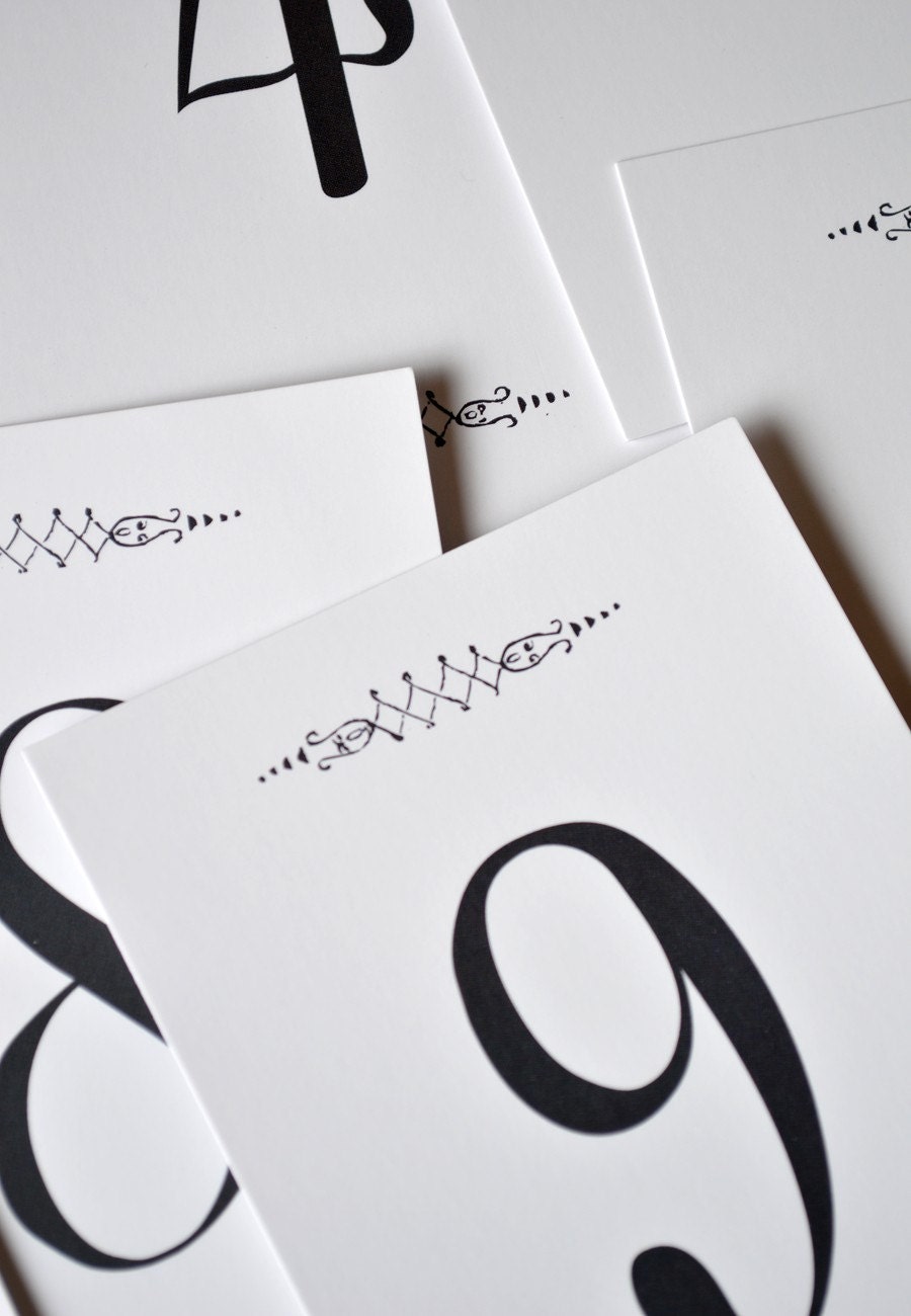 Table Cards Set Set of 32 Heavy Paper Matte Finish - Etsy