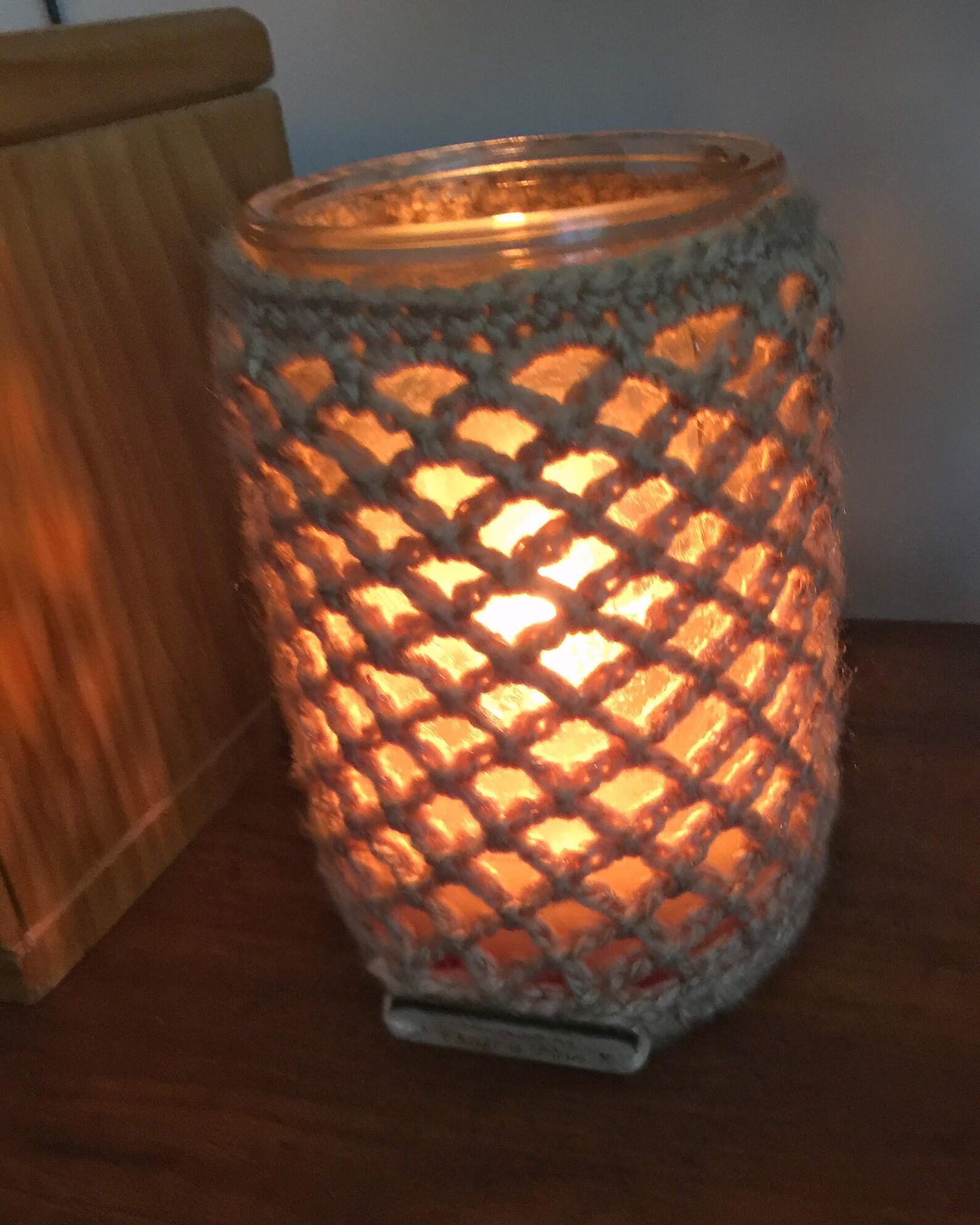 Crochet Cozy Pattern Candle Holder PDF Cozy Pattern Pattern - Etsy