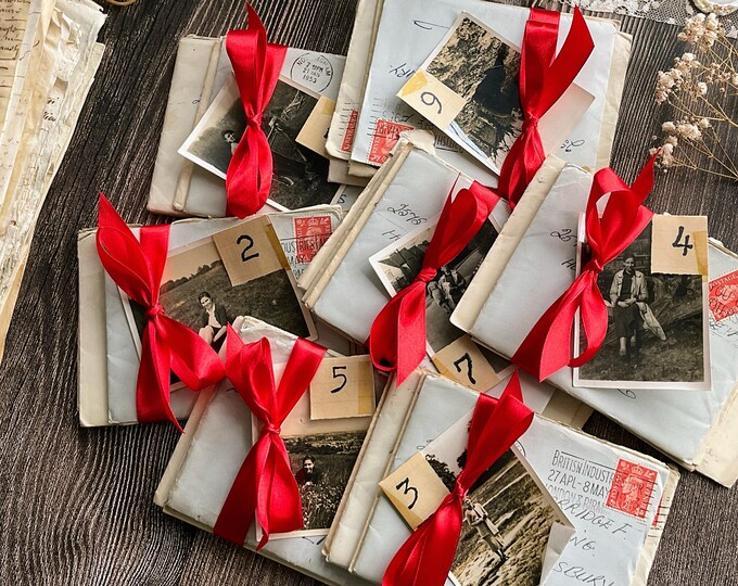 Vintage Handwritten Letters Set of 5 - Etsy