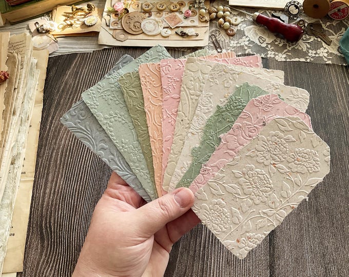 Pastel Handmade Paper Pack - 10 Count - Etsy