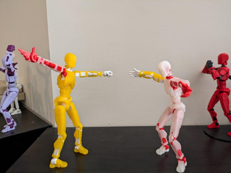DUMMY 13 Customizable 3D Printed Action Figure, 100% Scale - Etsy