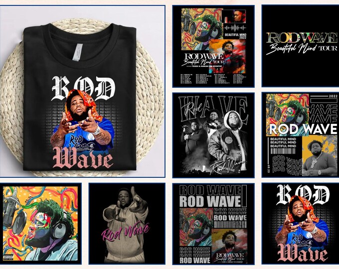 Bundle Rod Wave Bootleg Shirt Png, Rod Wave Rapper Png, Rod Wave Tour ...