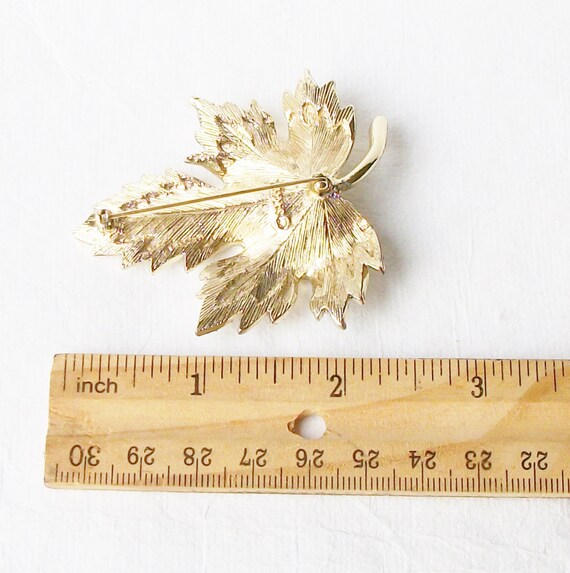 Vintage Leaf Brooch, Vintage, Sarah Coventry Leaf Pin… - Gem