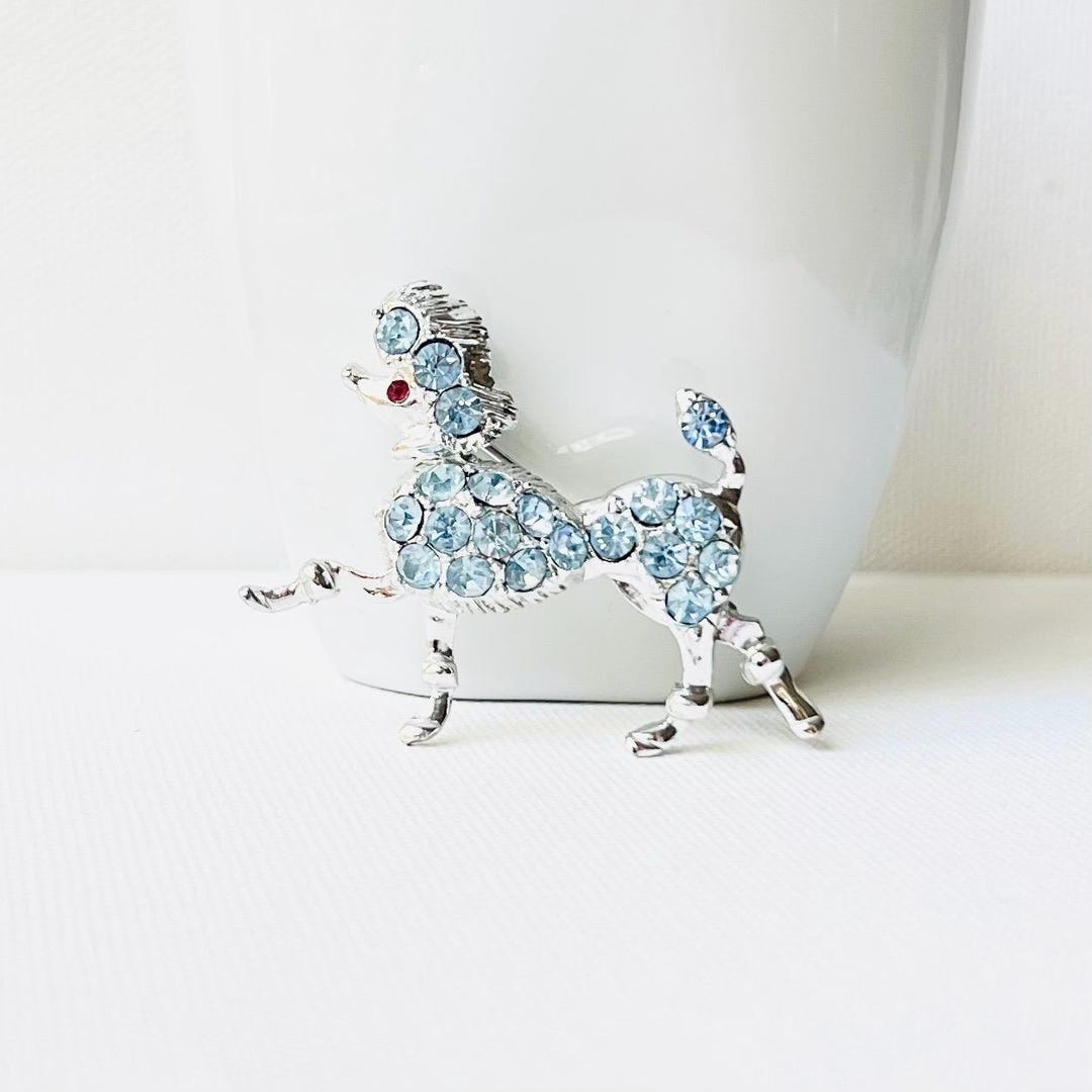 Vintage Poodle Brooch, Vintage Pin - Etsy