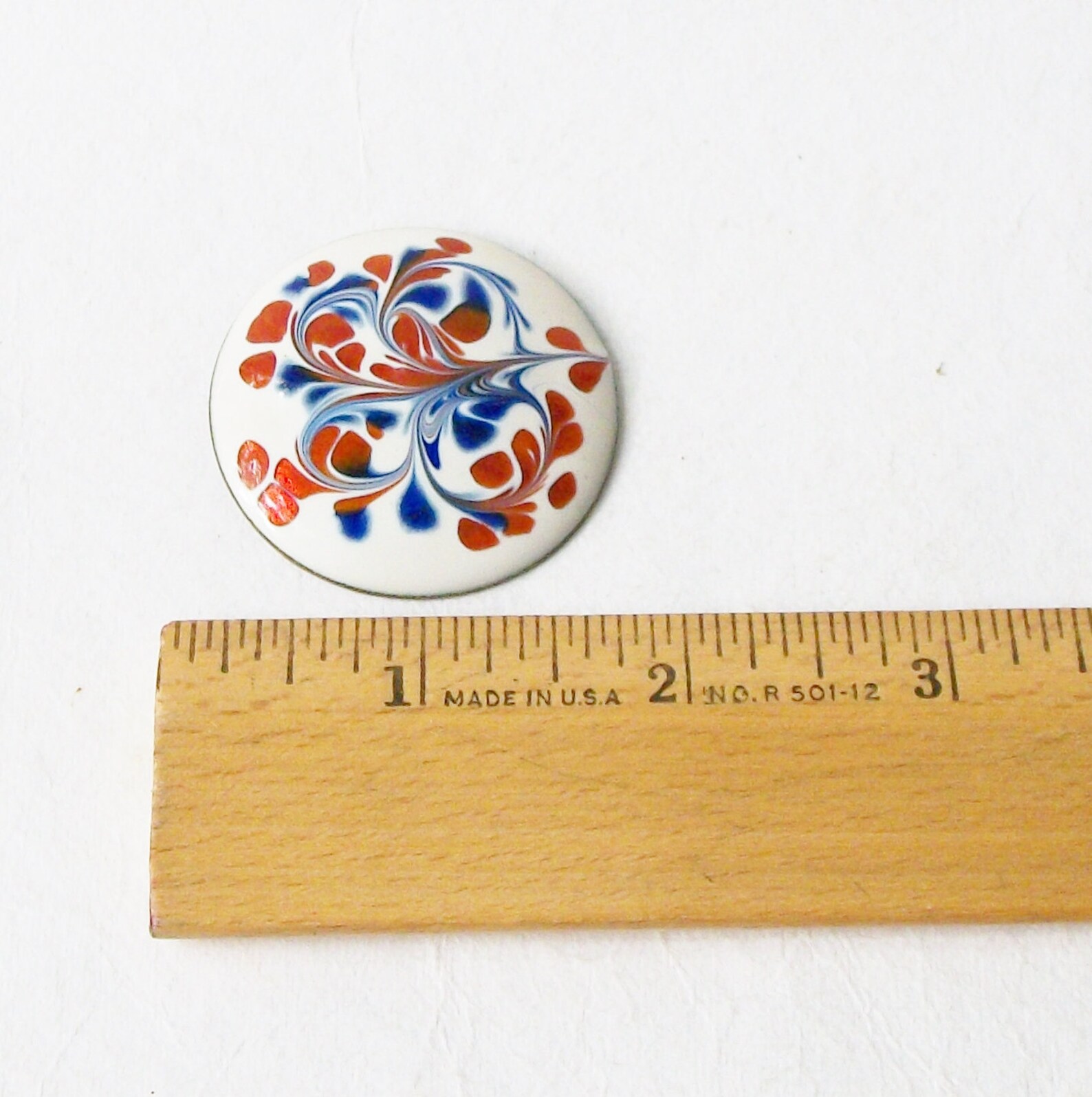 Vintage Enamel Brooch by INGA Carlson - Etsy