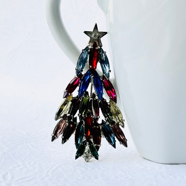 Christmas Tree Brooch - Etsy