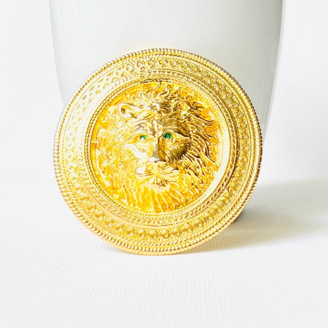 Vintage Lion Head Brooch by MGENT - Etsy