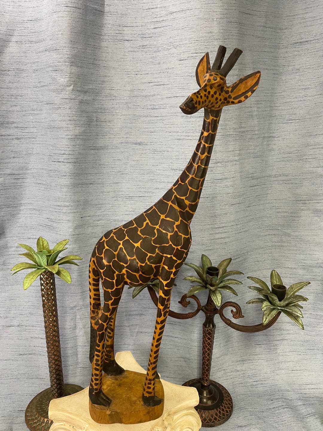 Giraffe Wood Carving Zimbabwe 22.5 Inches African Art - Etsy