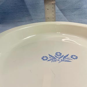 Corning Ware Blue Cornflower Pie Plate Dish P309 9” White With Blue ...