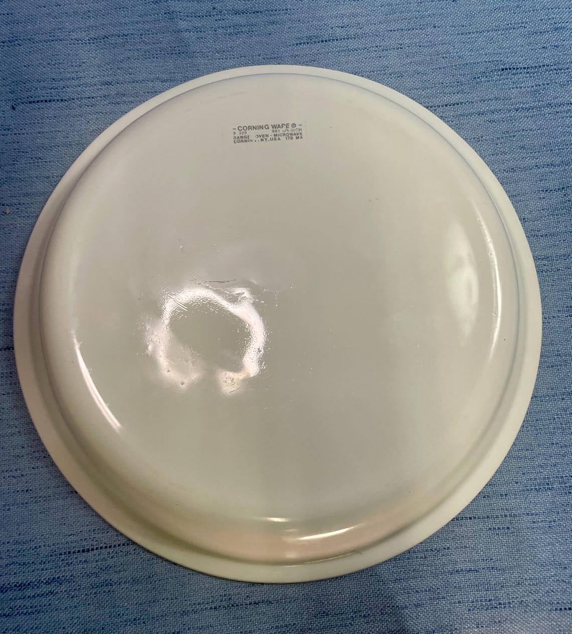 Corning Ware Blue Cornflower Pie Plate Dish P309 9” White With Blue ...