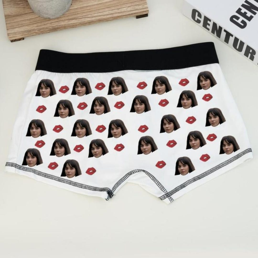Custom Face Boxers for Husband, Photo Gift for Boyfriend，crazy Boxers ...