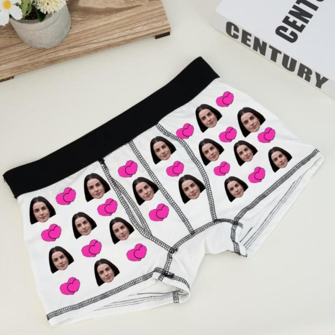 Personalized Boxers With Face, Photo Boxers, Funny Underwear With Face ...