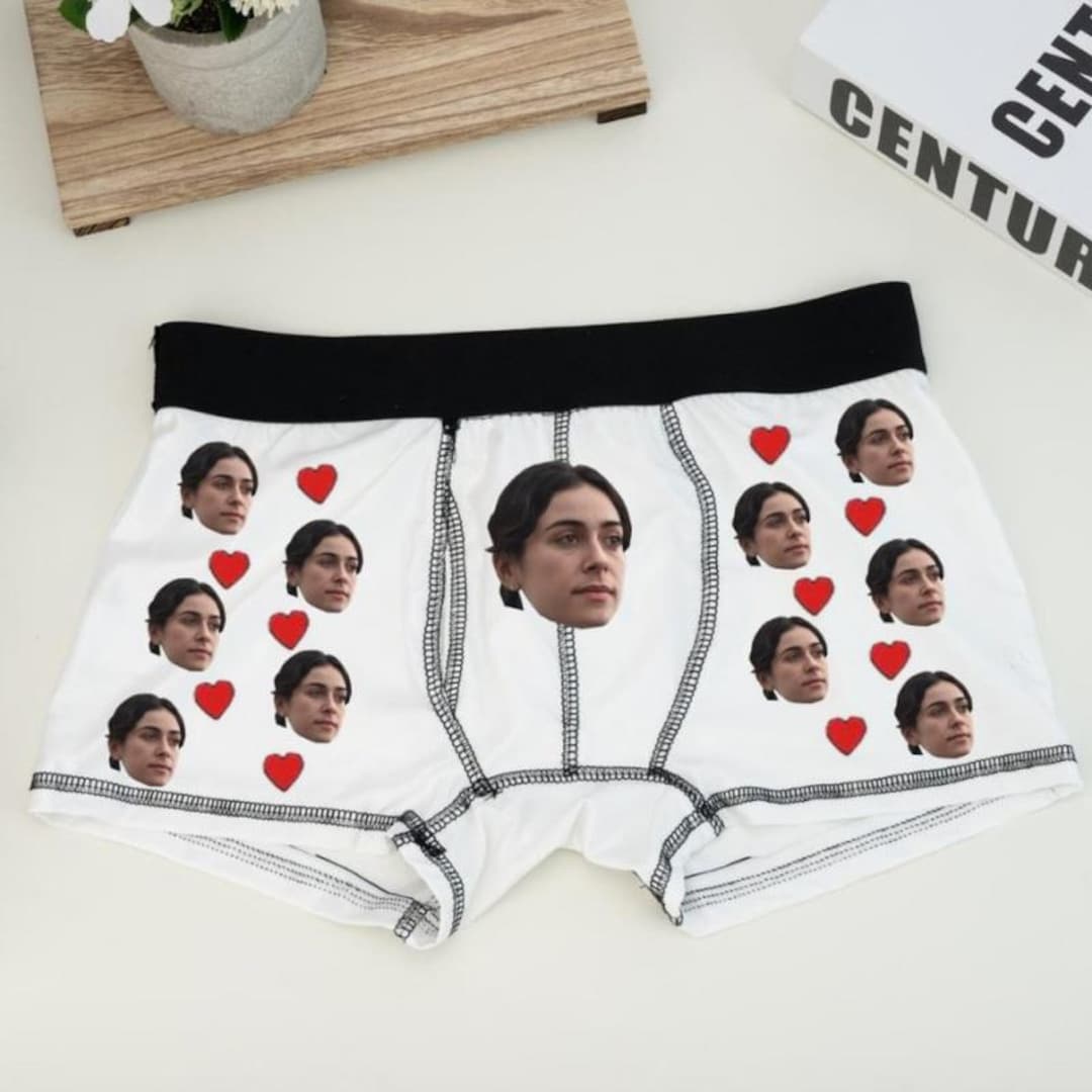 Personalized Underwear for Men, Photo Underpants, Custom Face Boxers ...