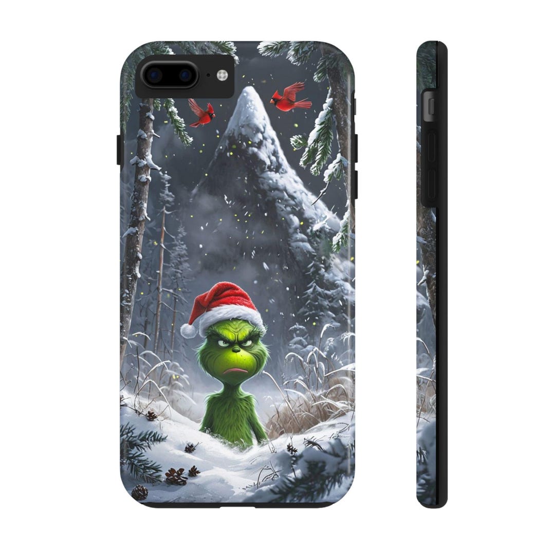 Grinch Christmas Phone Cases, Holiday Gifts, Tough Phone Cover, Winter ...