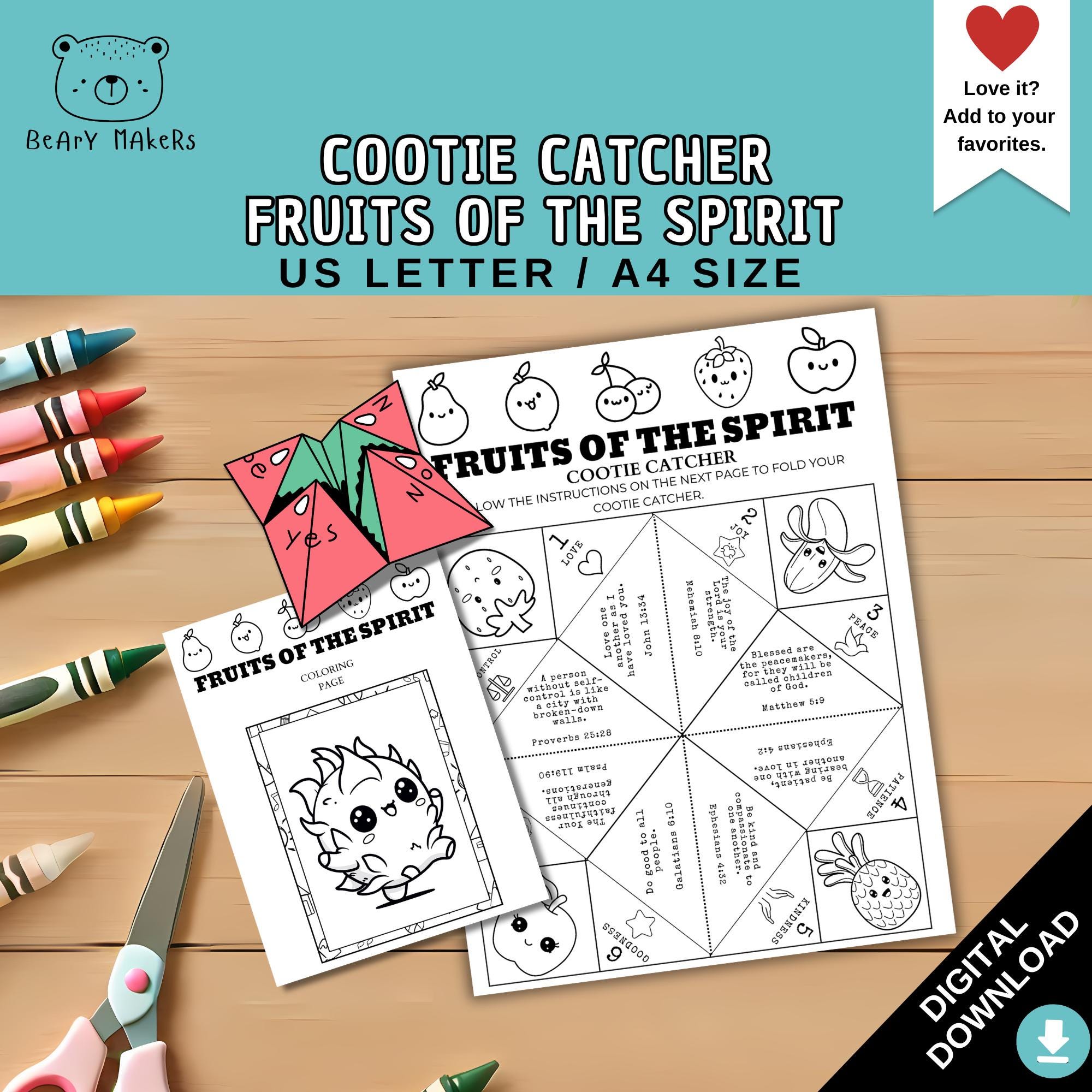 Jesus Birth Bible Cootie Catcher Bible Craft Activity for Kids Sunday ...