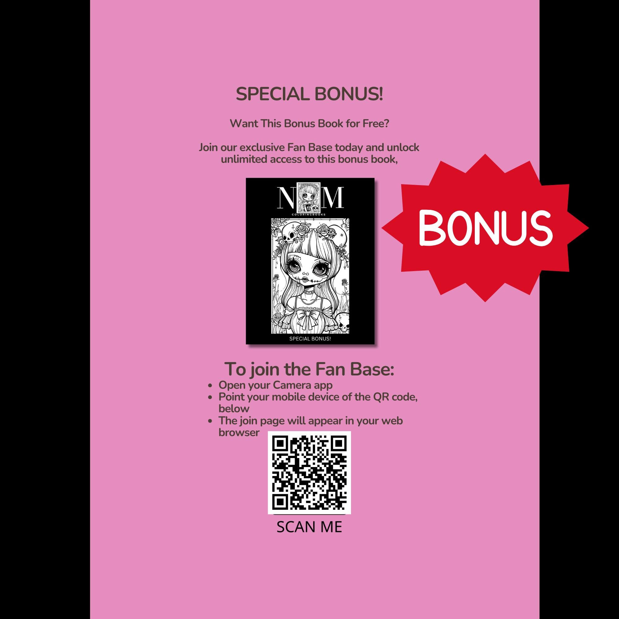 Creepy Cute Coloring Book 10 Unique Illustrations Digital Download PDF ...