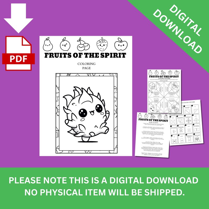 Jesus Birth Bible Cootie Catcher Bible Craft Activity for Kids Sunday ...