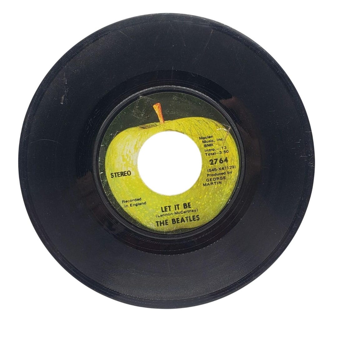 The Beatles 45 RPM Record Let It Be / You Know My Name Vintage - Etsy