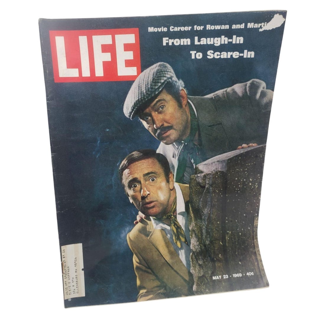 Life Magazine May 23 1969 Rowan & Martin Laugh-in to Scare-in Vintage ...