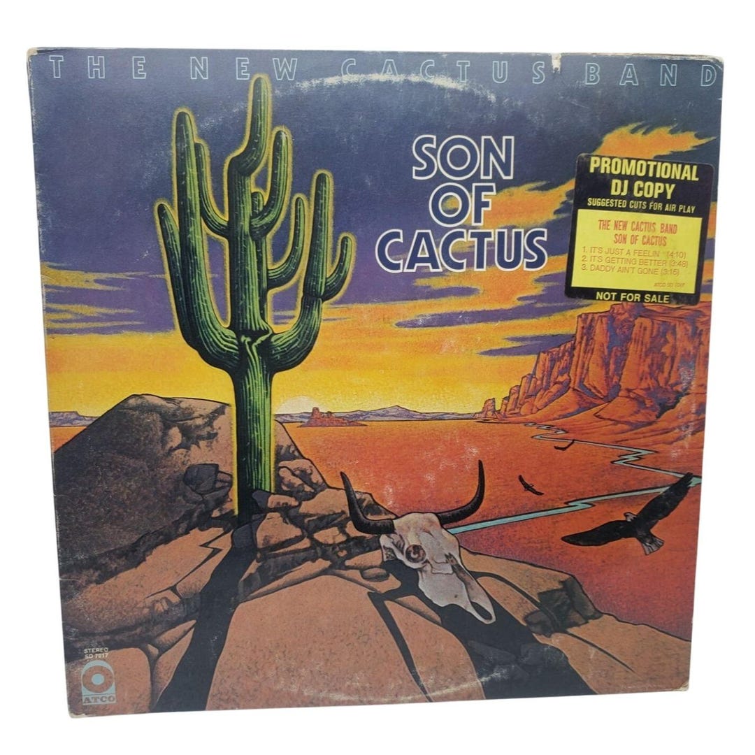 Son of Cactus Vinyl Album the New Cactus Band 1973 Promo DJ Copy - Etsy